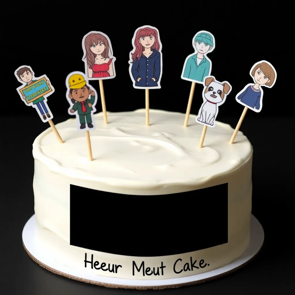 Hear Me Out Cake : Anne Hathaway,a dog,black cake - Hear me out cake ...