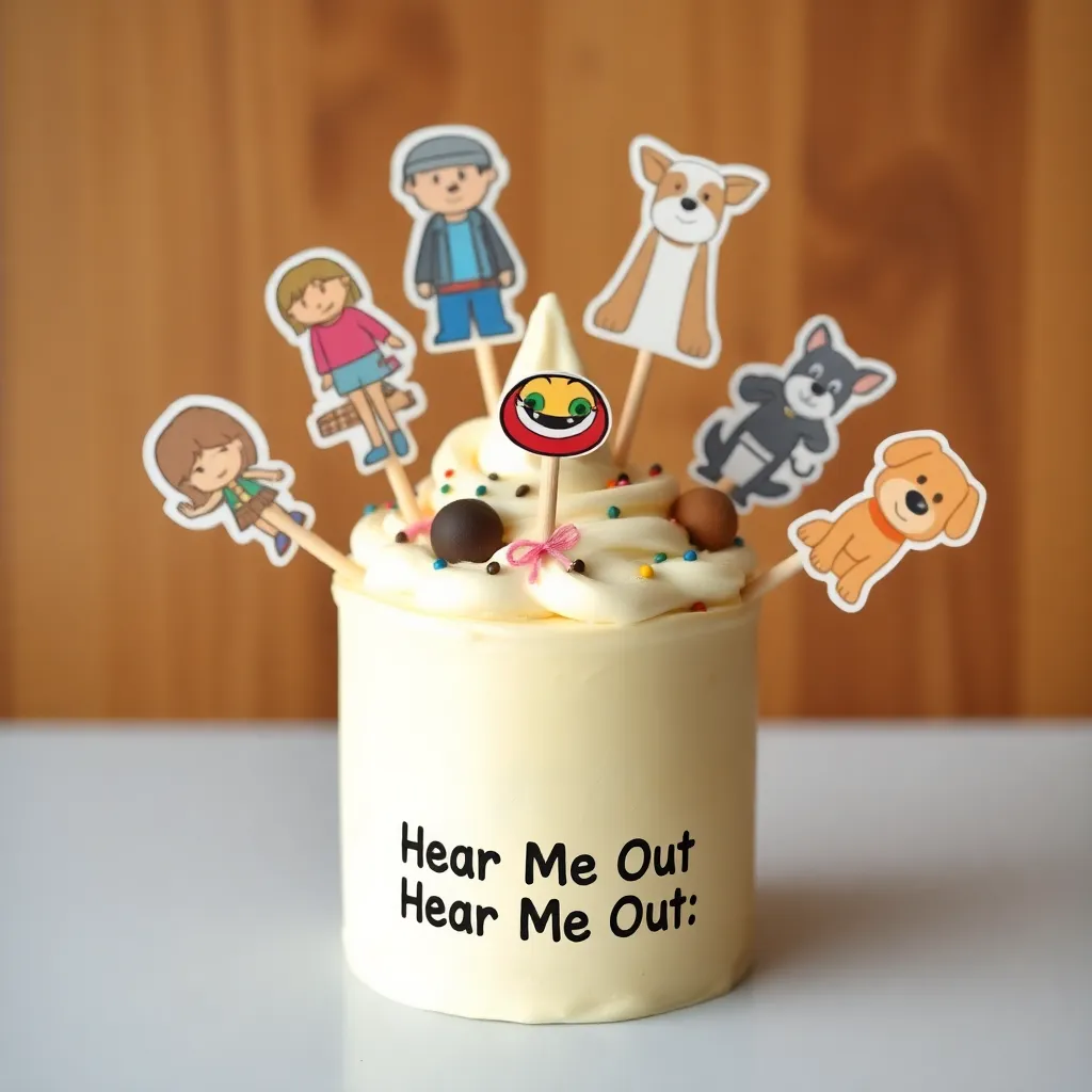 Hear Me Out Cake : a dog - Hear me out cake Creator