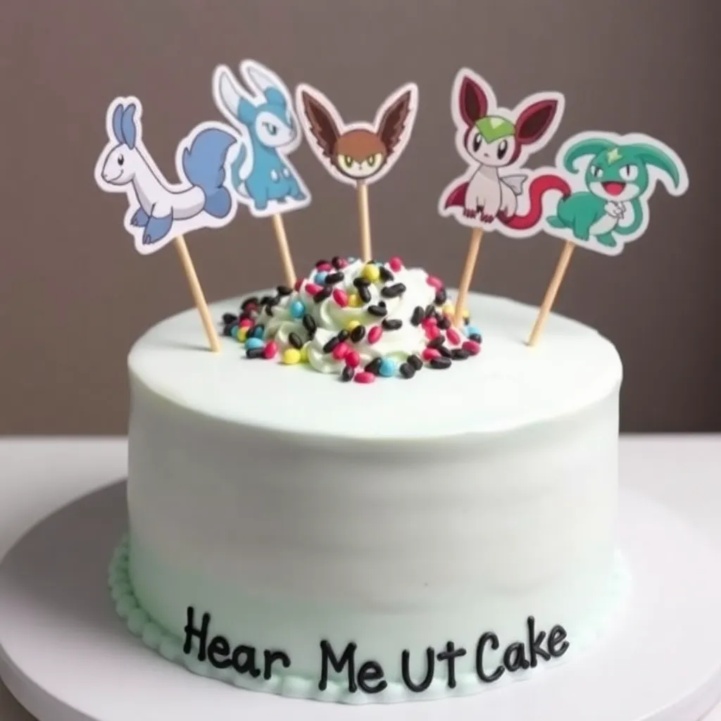 Hear Me Out Cake : Ulquiorra, Gardevoir - Hear me out cake Creator